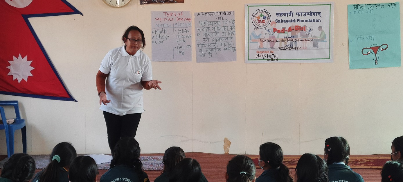 Pad-A-Girl (PAG) - Sahayatri Foundation